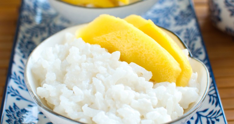 Ryżowy deser tajski z mango Ryżowy deser tajski z mango