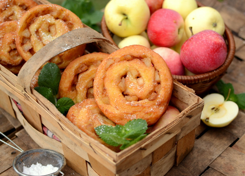 Apfelberliner czyli pączki z jabłkiem