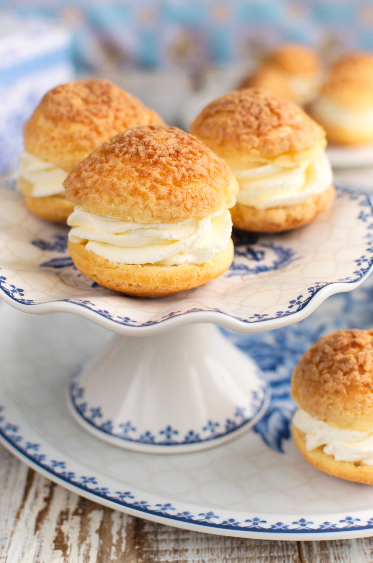 Ptysie craqueline (Ptysie z chrupką)