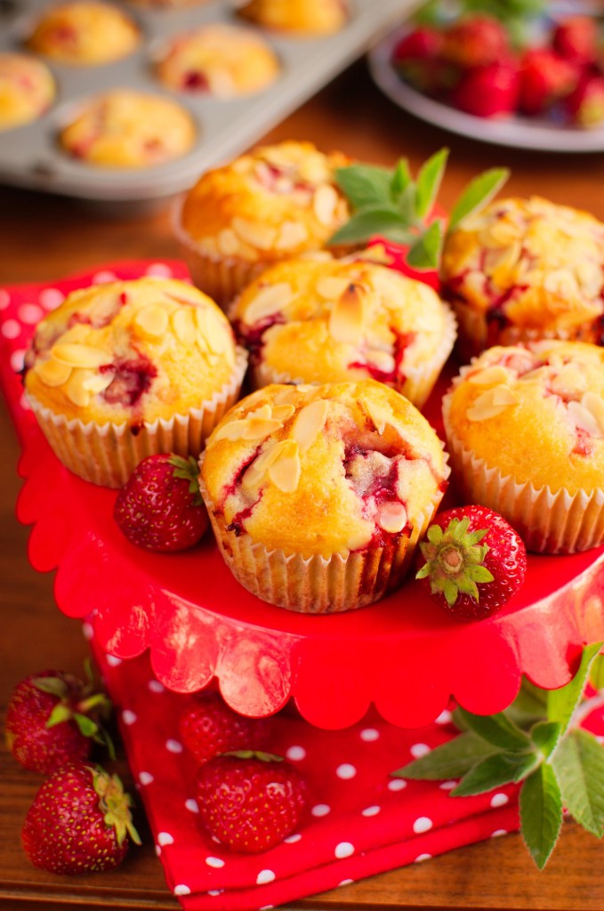 Muffinki z truskawkami