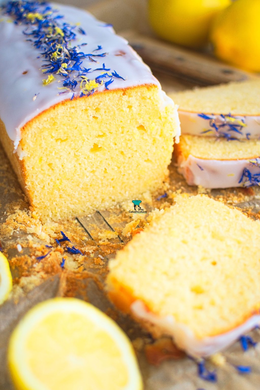 Ciasto cytrynowe (babka) z mascarpone