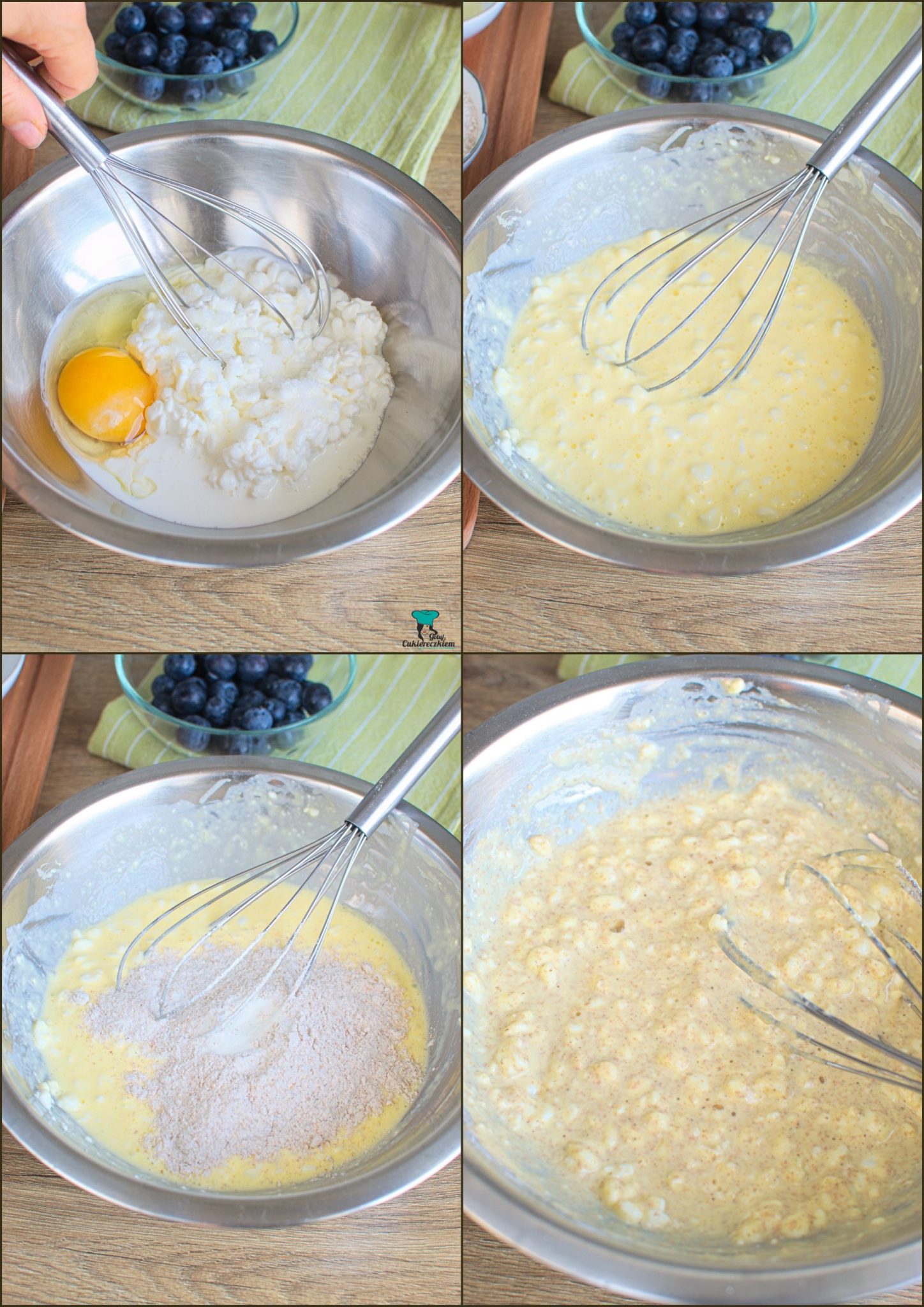 Placki z serka wiejskiego